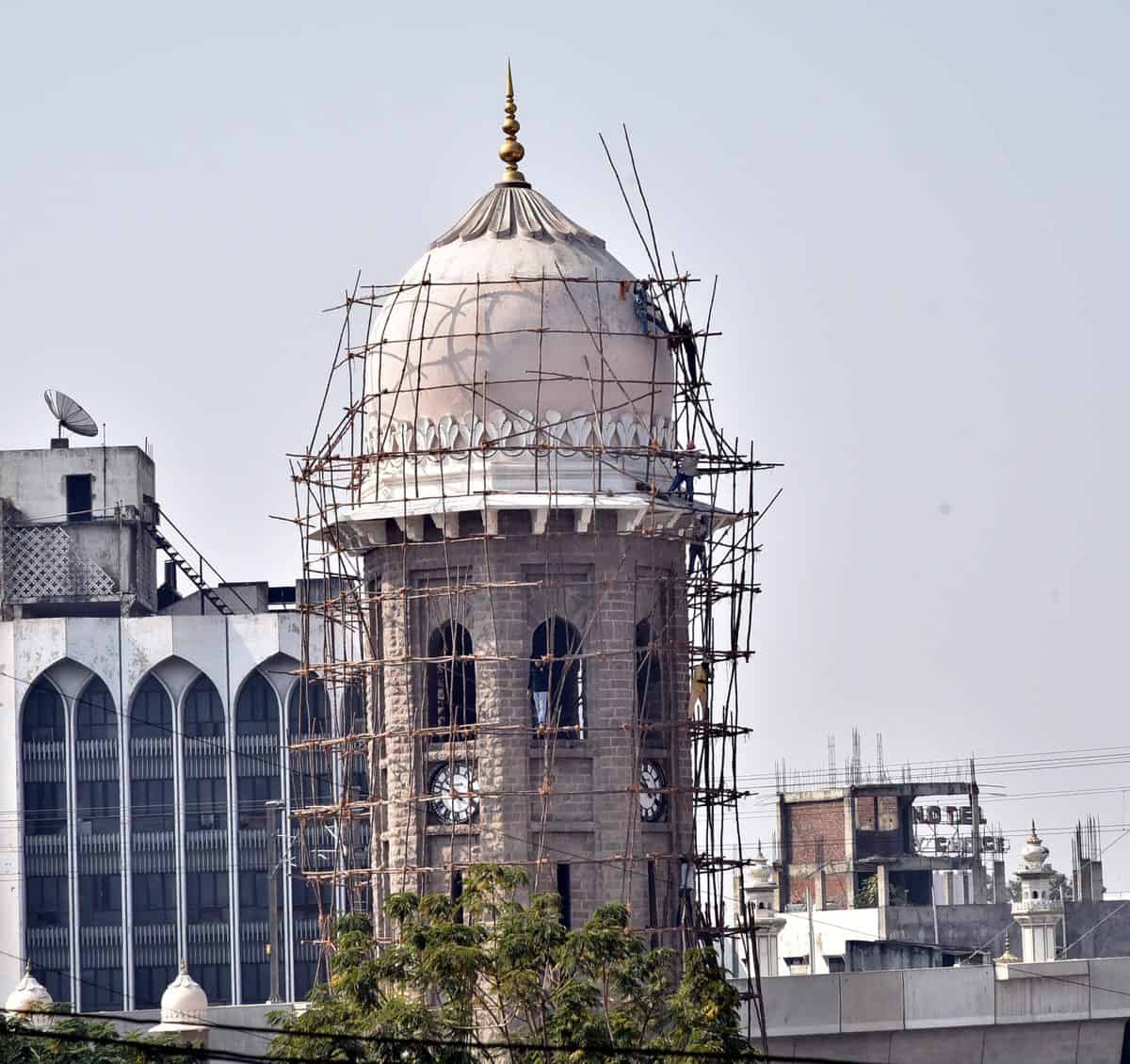 Restoration works at iconic Moazzam Jahi Market - The Siasat Daily ...