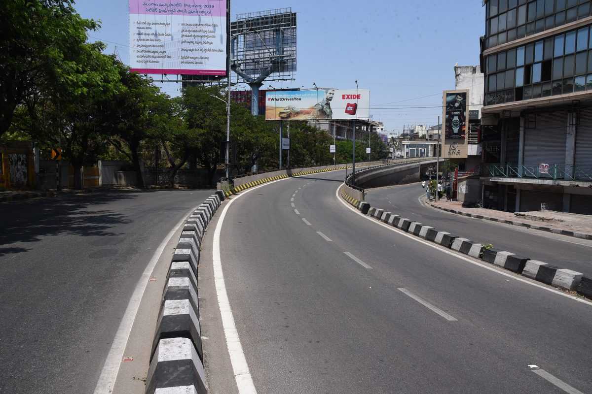 Hyderabad: Panjagutta flyover wears a deserted look - The Siasat Daily ...