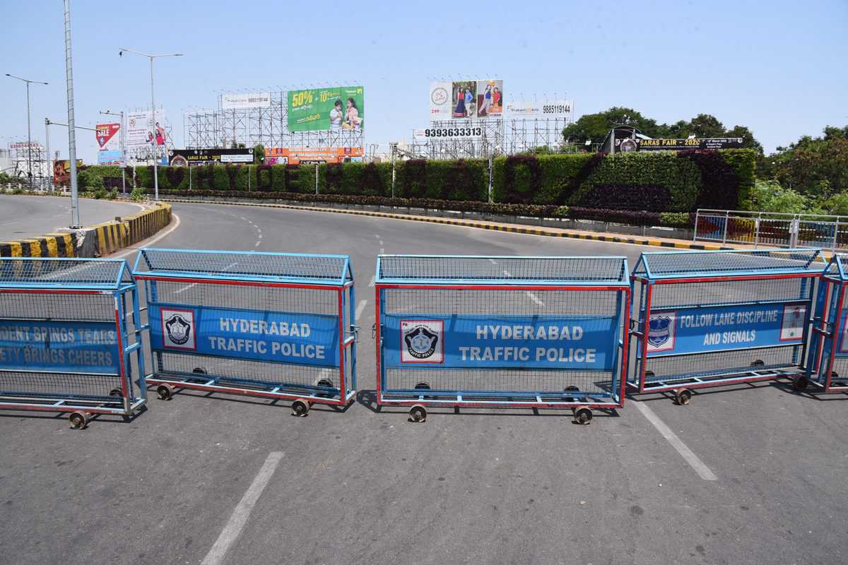 Hyderabad: Panjagutta flyover wears a deserted look - The Siasat Daily ...