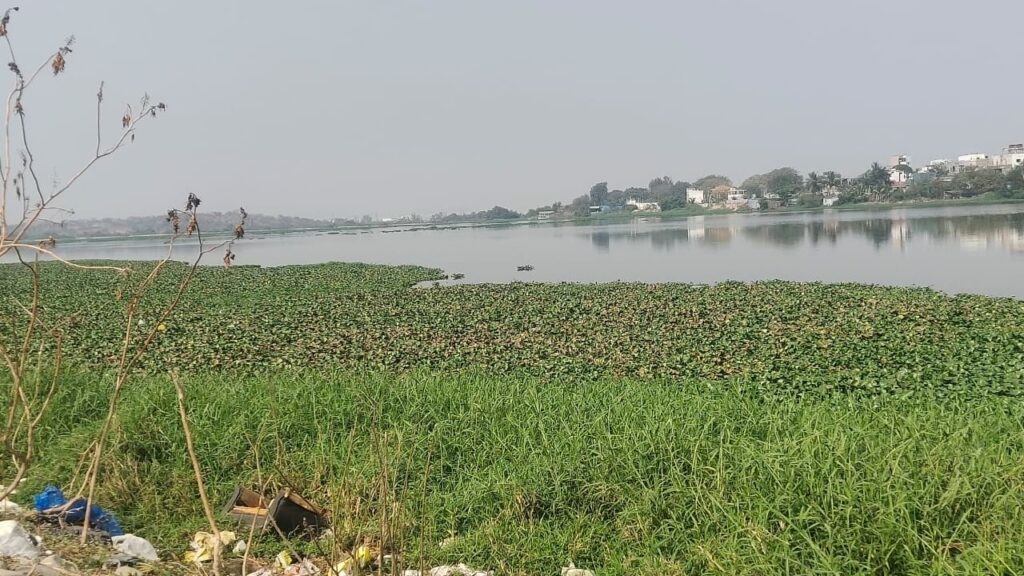 Photos: Land encroachment at Mir Alam Tank lake area after Hyderabad ...