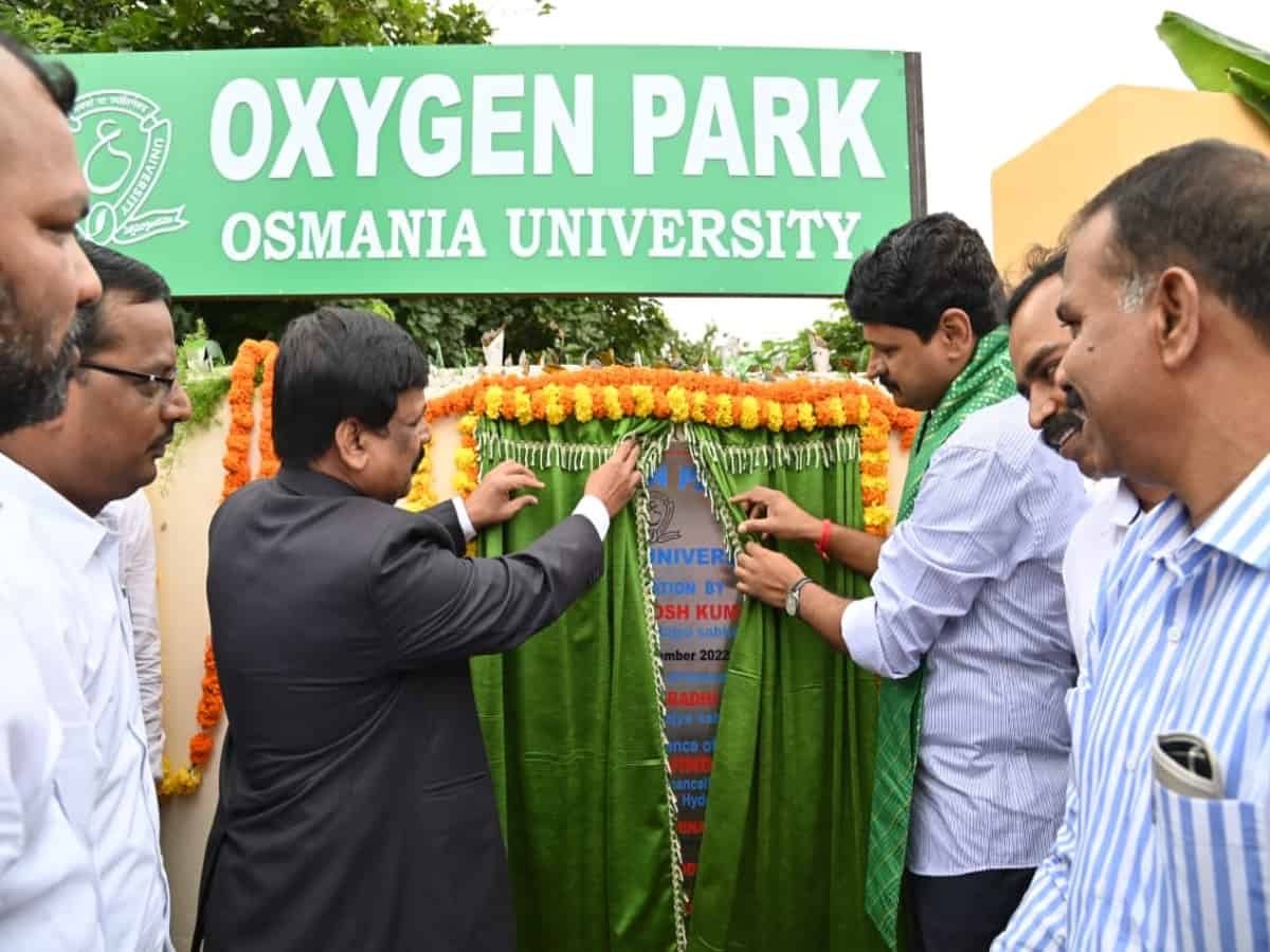 Hyderabad Oxygen Park At Osmania University Now Open Hyderabad Oxygen Park At Osmania University Now Open