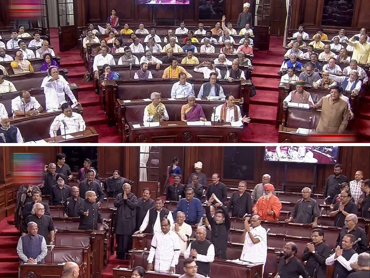 Monsoon Session Rajya Sabha Adjourned Twice Amid Uproarious Scenes
