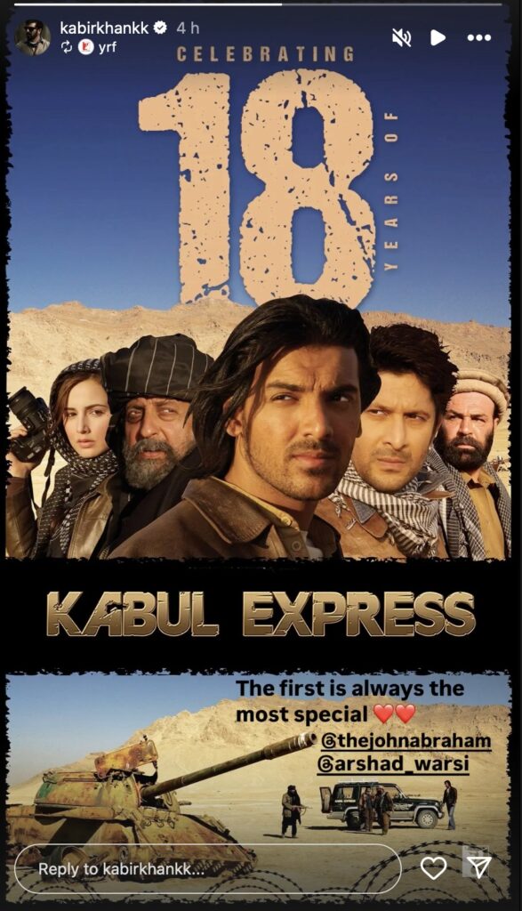 Kabir Khan celebrates 18 years of his debut film ‘Kabul Express’
