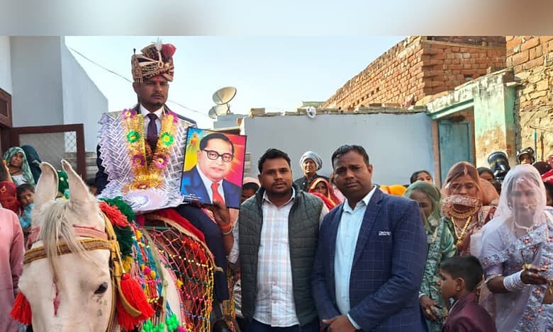 Dalit wedding proecession held under heavy security in Rajasthan