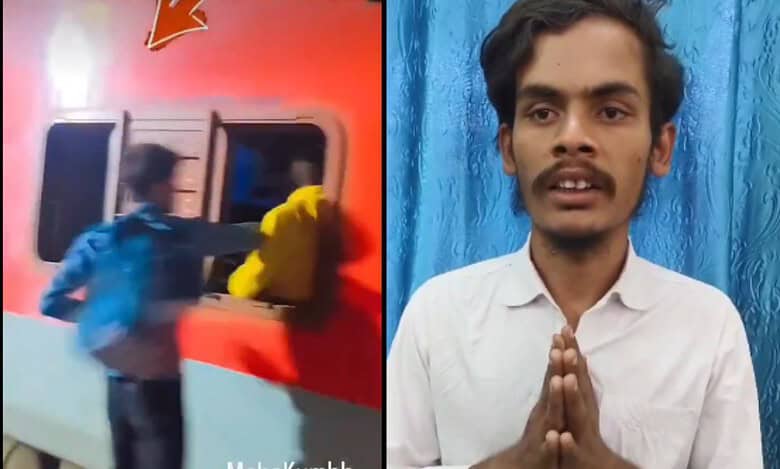 Bihar YouTuber slaps passenger on moving train for reel, RPF cracks down