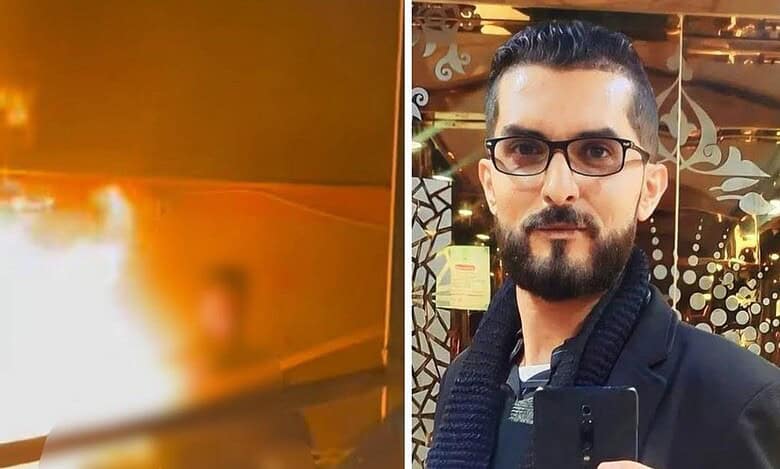 Video: Palestinian journalist Ahmed Mansour burned alive in Israeli strike