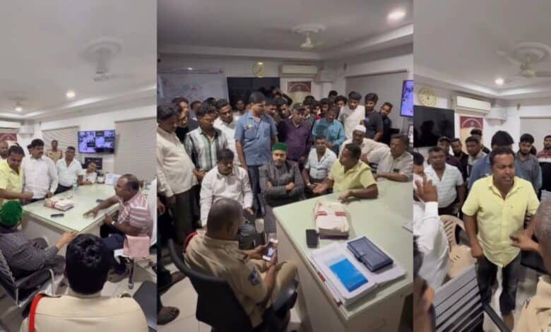 AIMIM MLC, corporators booked for trespassing after protest at police ...