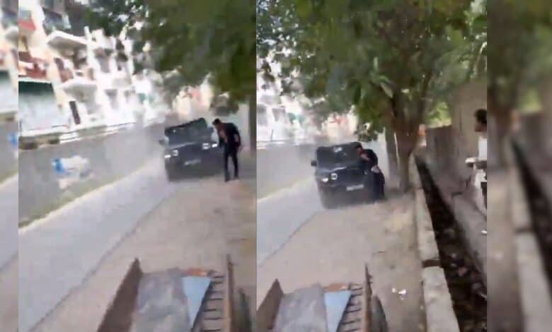 Thar driver rams into man after Instagram spat turns violent; video ...