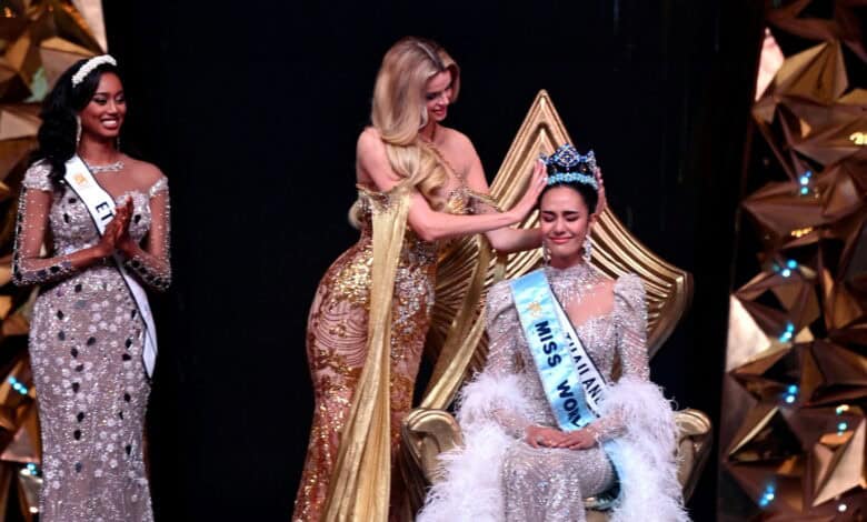 Photos: Thailand's Opal Suchata Chuangsri crowned Miss World 2025