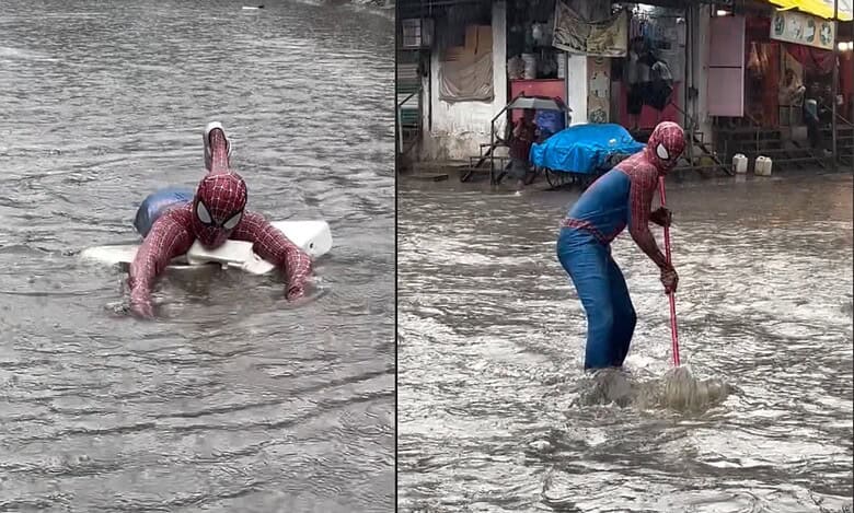 Mumbai Rains 2025: Video of real-life 'Spider Man' goes viral