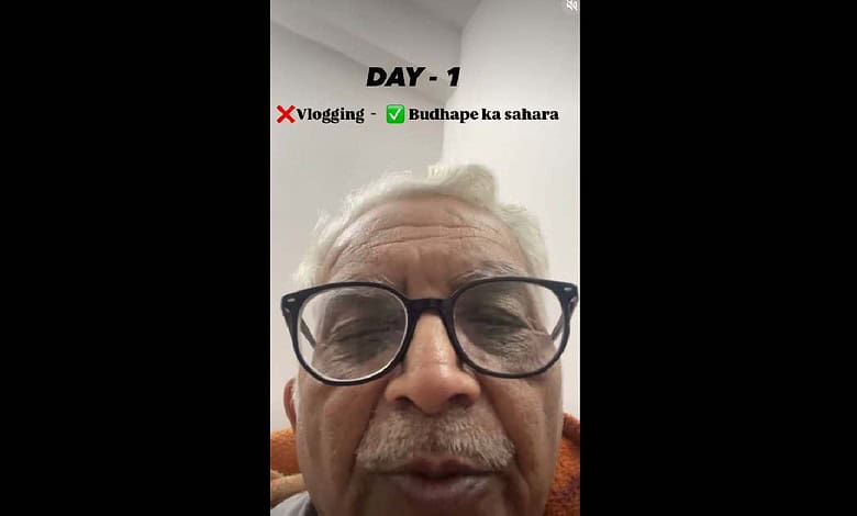 Elderly man's first vlog goes viral, receives 29 million views