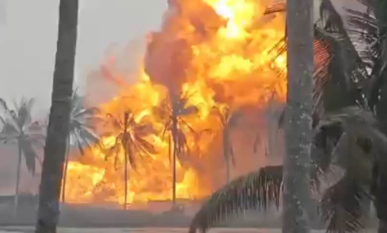 Fire at ONGC well in Andhra's Konaseema after gas leak, no casualties