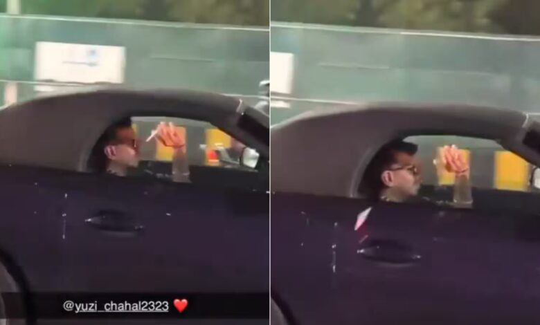 Chahal in trouble? Smoking-while-driving video goes viral