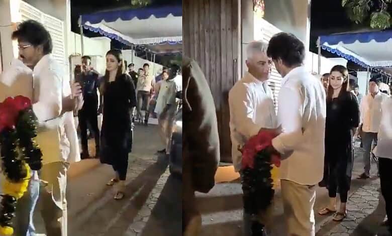 Thalapathy Vijay and Trisha visit Thala Ajith after personal loss