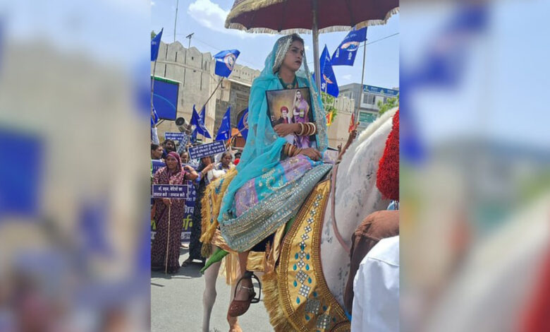 Udaipur Dalit bride rides mare again after facing humiliation ...