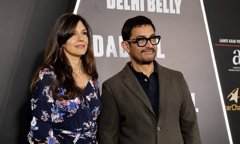 Ahead of wedding, Aamir Khan makes appearance with wife-to-be Gauri Spratt